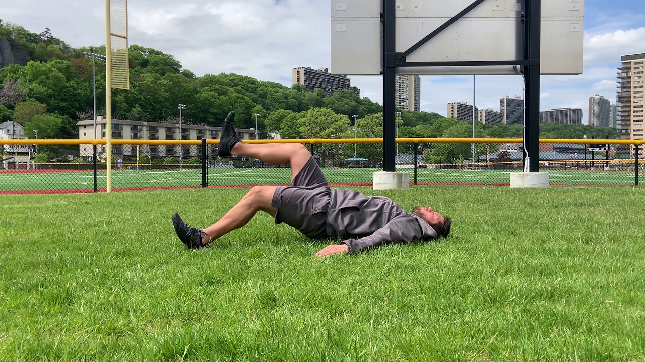 LONG LEVER HAMSTRING BRIDGE MARCH - YouTube