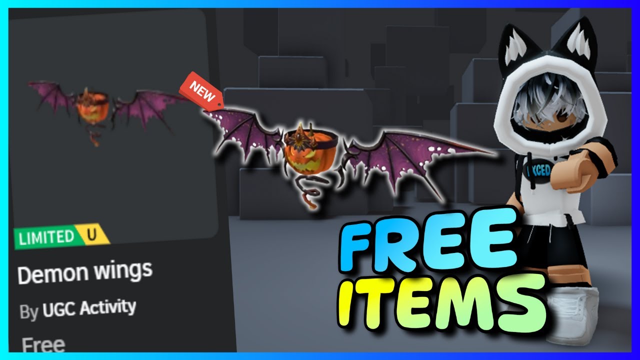 New FREE LIMITED UGC items 🔥🤩, How to get FREE UGC LIMITED ITEMS Demon ...