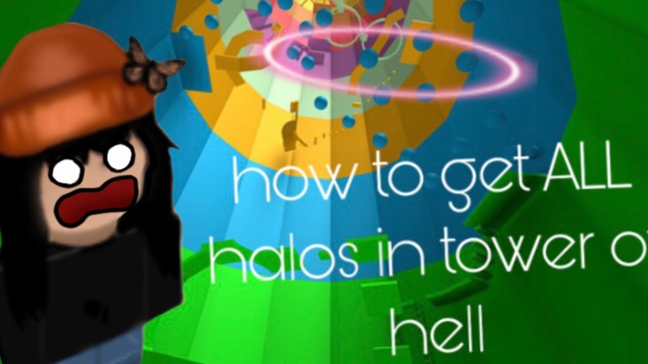 the EASIEST way to get ALL HALOS in Tower of Hell Roblox | simplybeanie ...