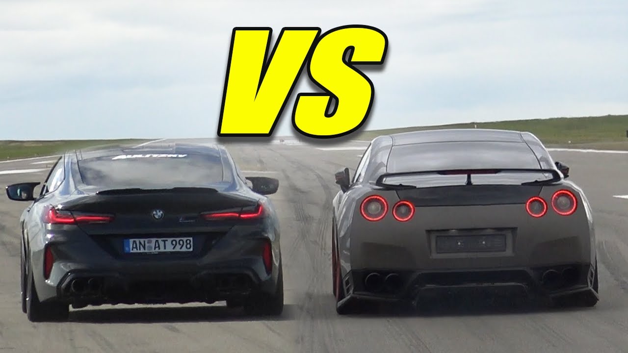 NISSAN GTR vs BMW M8 vs BMW M5 F90 - YouTube