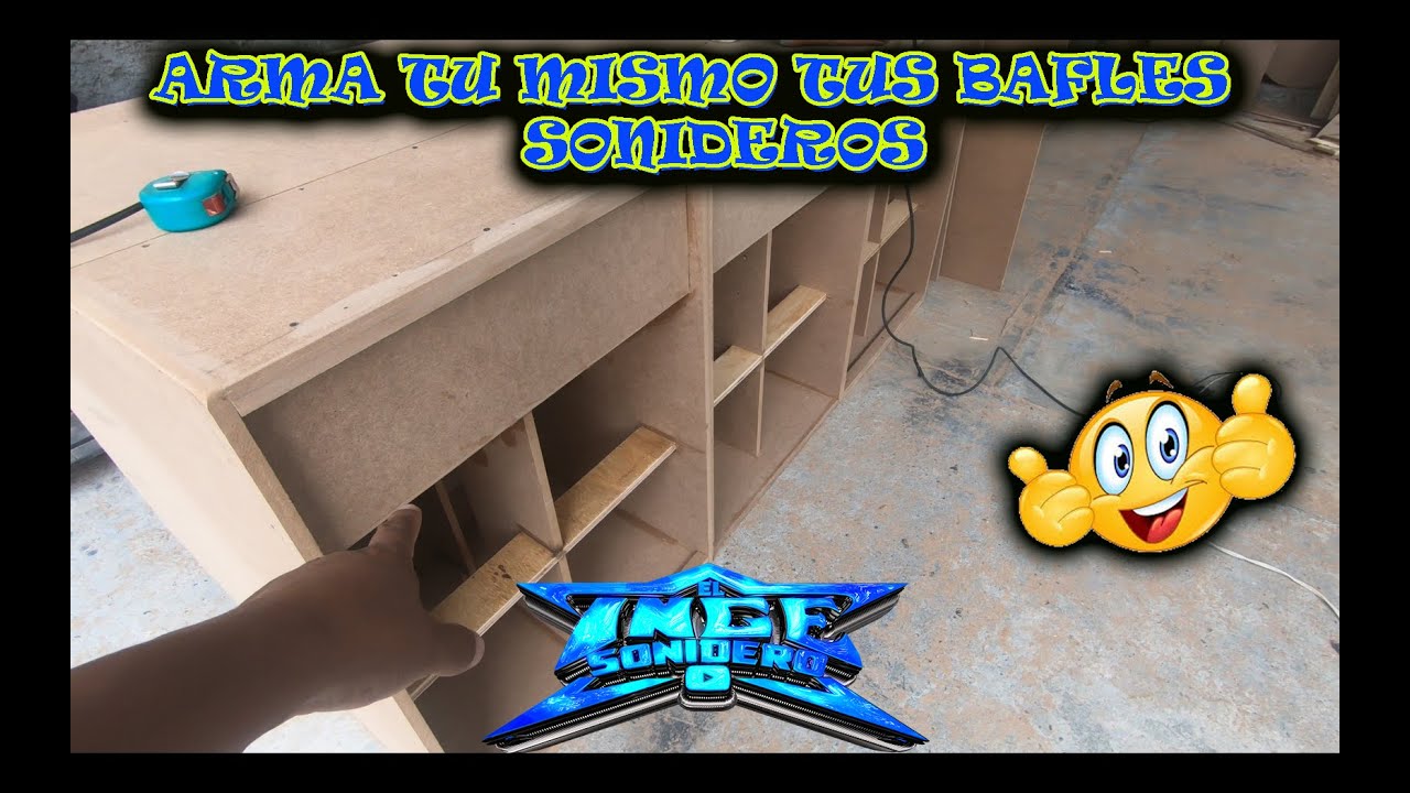 😉CONSTRUYE TUS PROPIOS BAFLE FACIL Y RAPIDO - YouTube