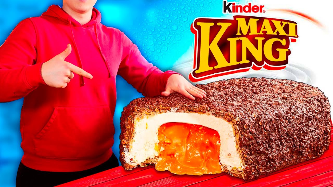 Kinder Maxi King Gigante | Come realizzare il Kinder Maxi King fai-da ...