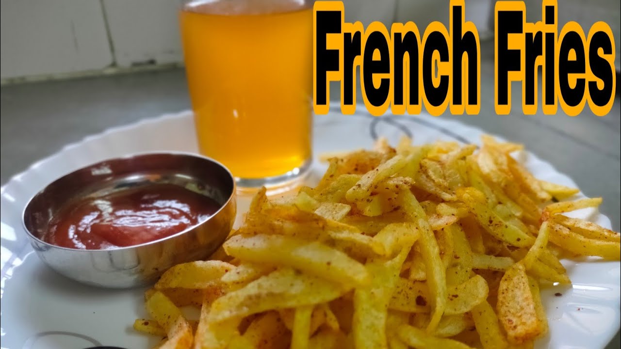 Crispy French Fries potatoes | home made finger chips | easy snacks ...