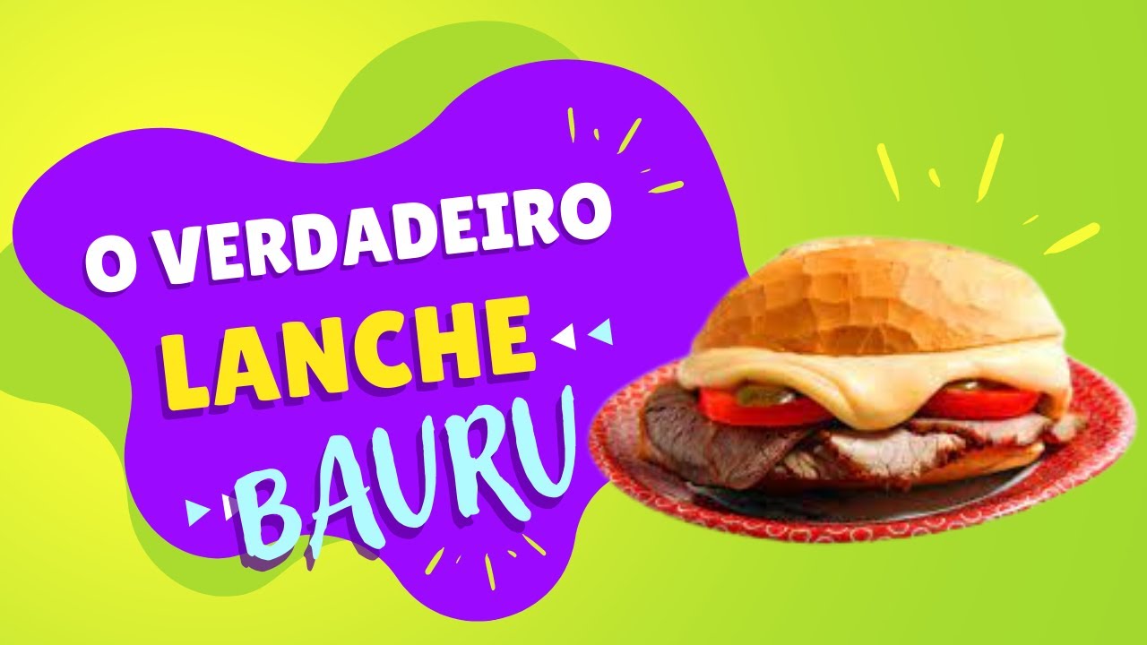 Receita original do LANCHE BAURU - YouTube