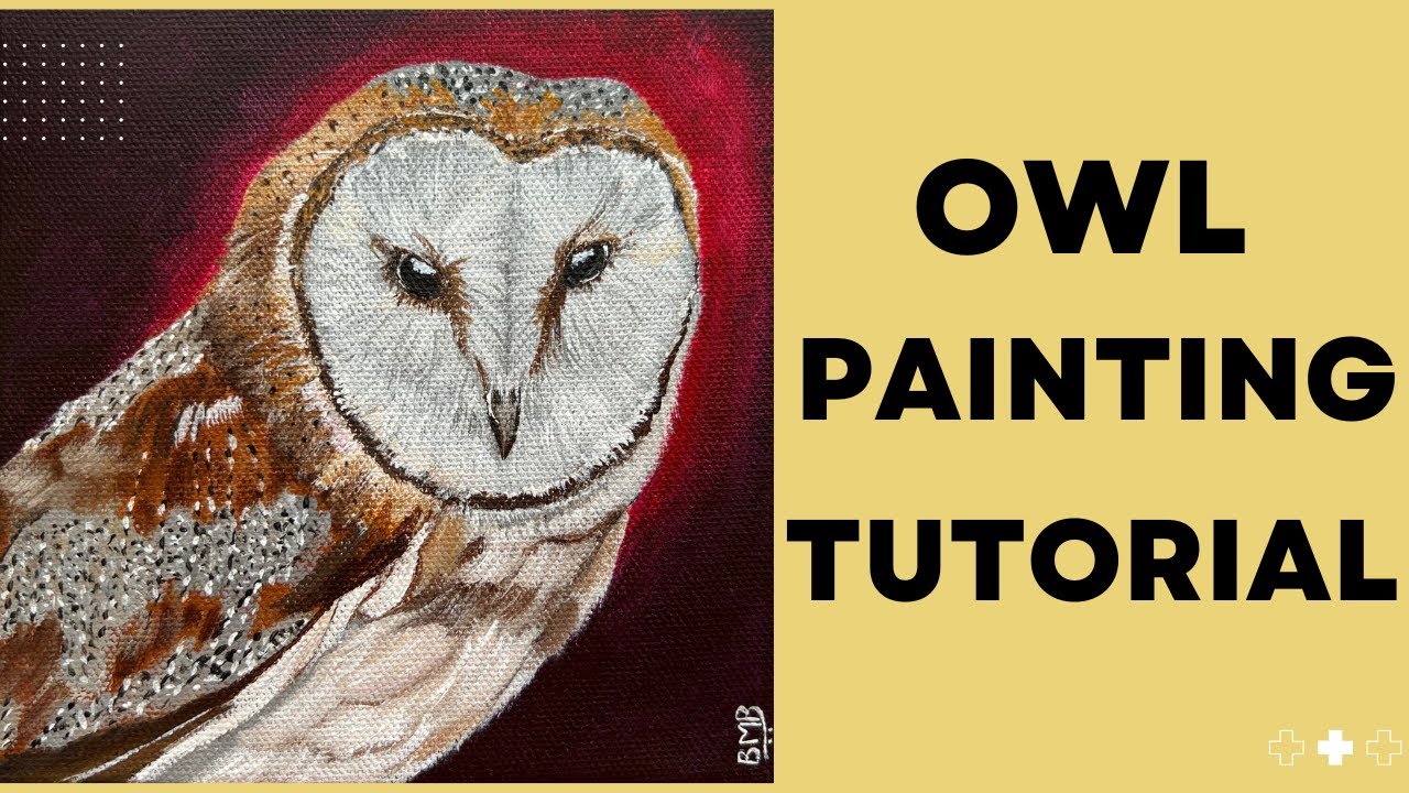 Easy Owl painting tutorial | owl painting for beginners | owl painting ...