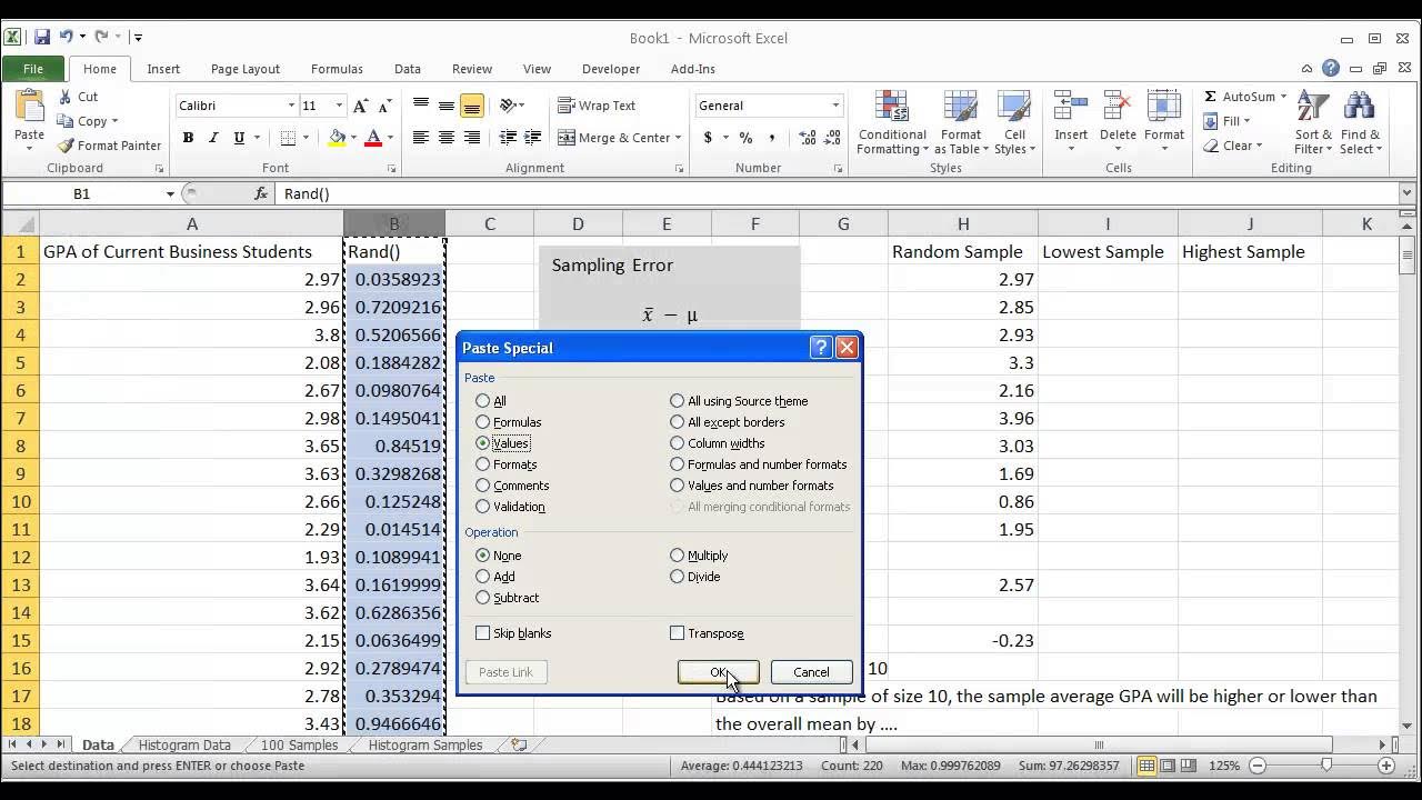 Unit 2C: Sampling Error - YouTube