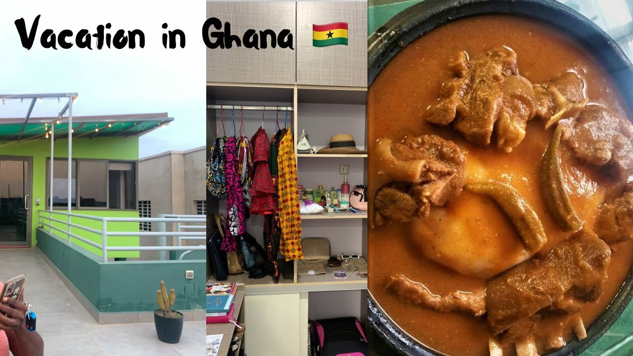 Trying Ghana Goat light soup & fufu for the first time + apartment tour ...