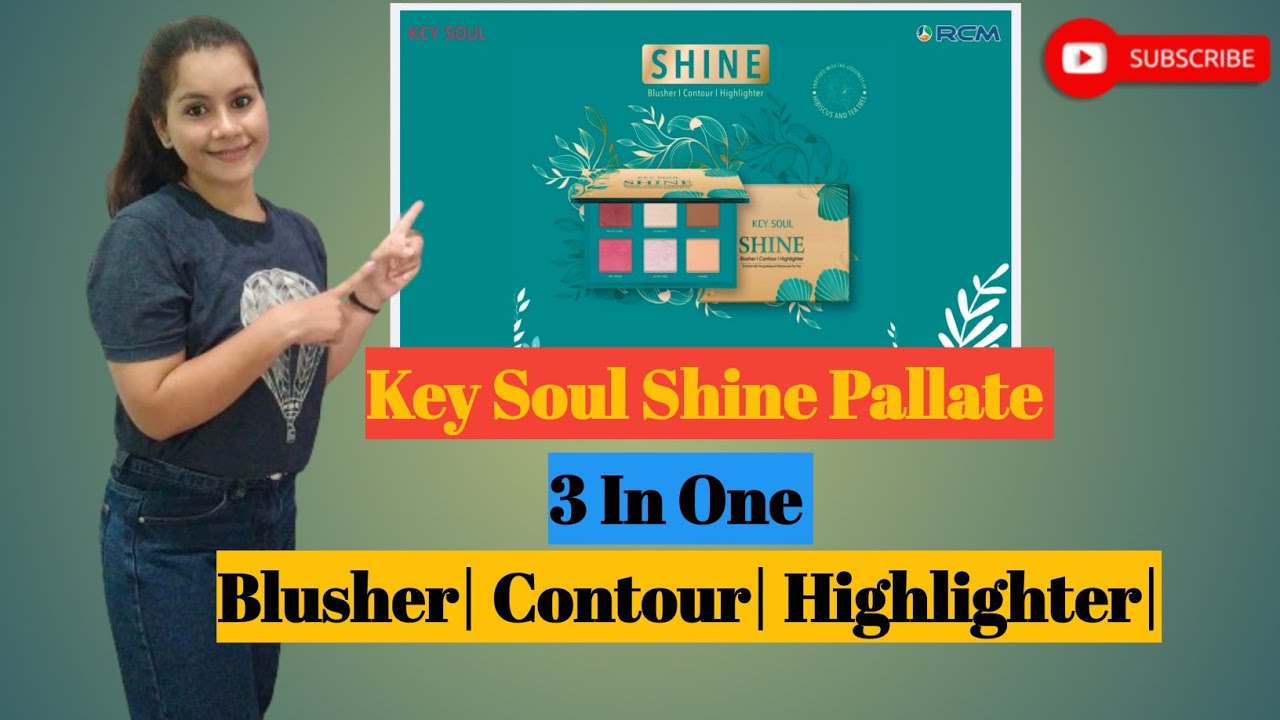 Key Soul Shine Pallate..3 In One | Blusher, Contour Nd Highlighter# ...