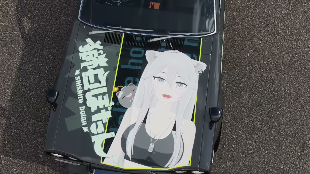 Forza Horizon 5 and 4 Shishiro Botan #anime #vtuber livery Timelapse ...