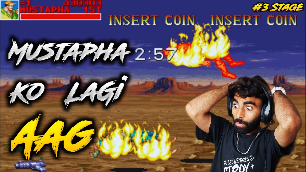 Cadillacs And Dinosaurs Gameplay In Hindi|Mustapha Cairo|#3 Stage|Bj ...