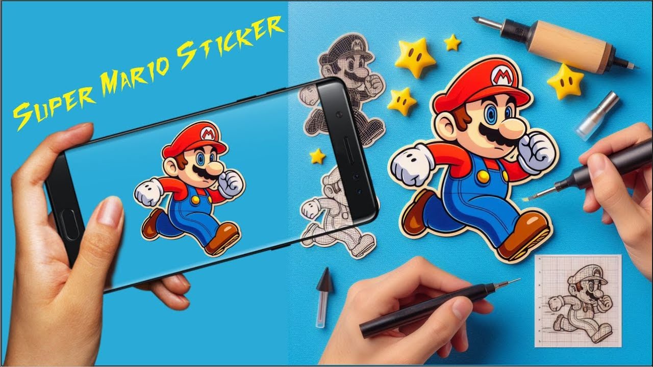 Creating Custom Levels in New Super Mario Sticker Maker - YouTube