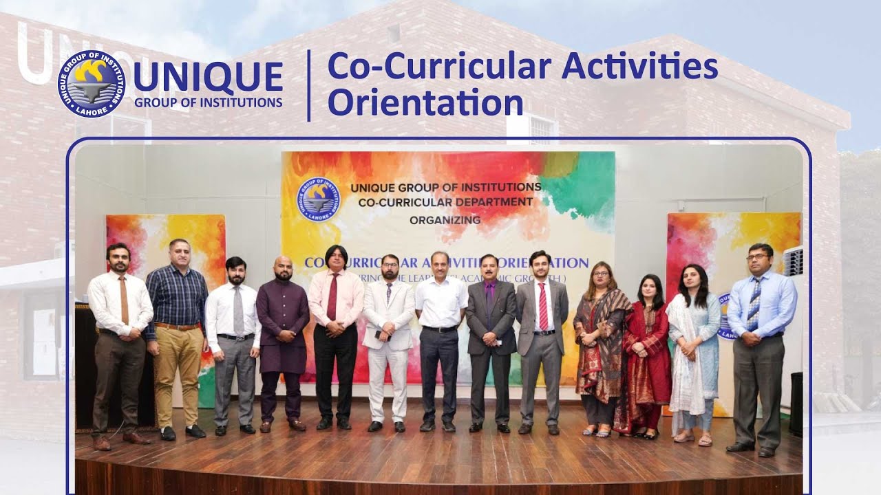 Co Curricular Activities Orientation | Unique Group Of Institutions ...