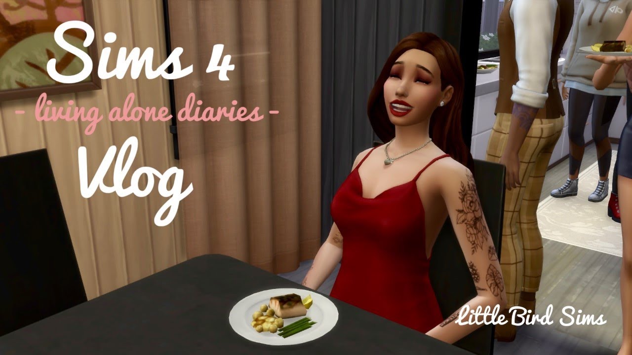 [ Sims 4 Vlog #4 ] chaotic family dinner - YouTube