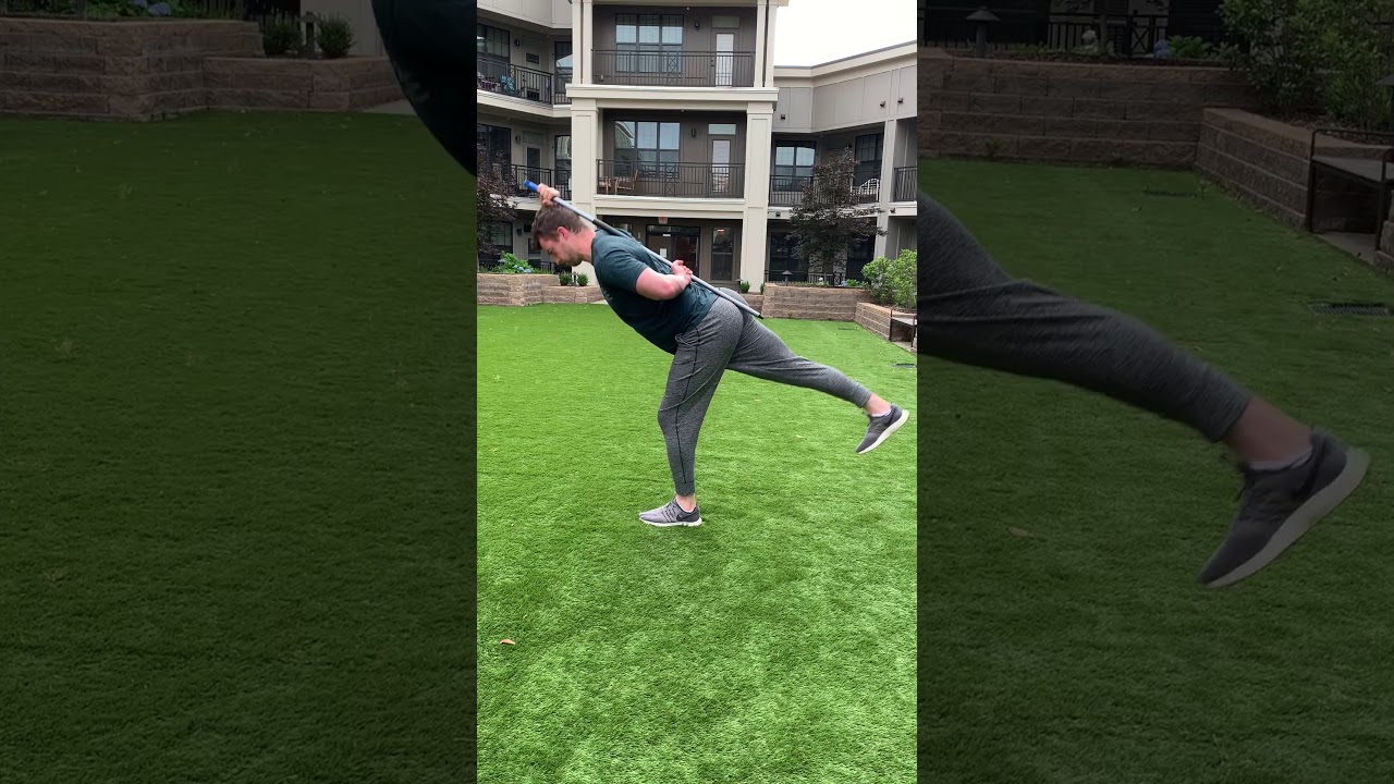 Hinge - Single Leg RDL with dowel - YouTube