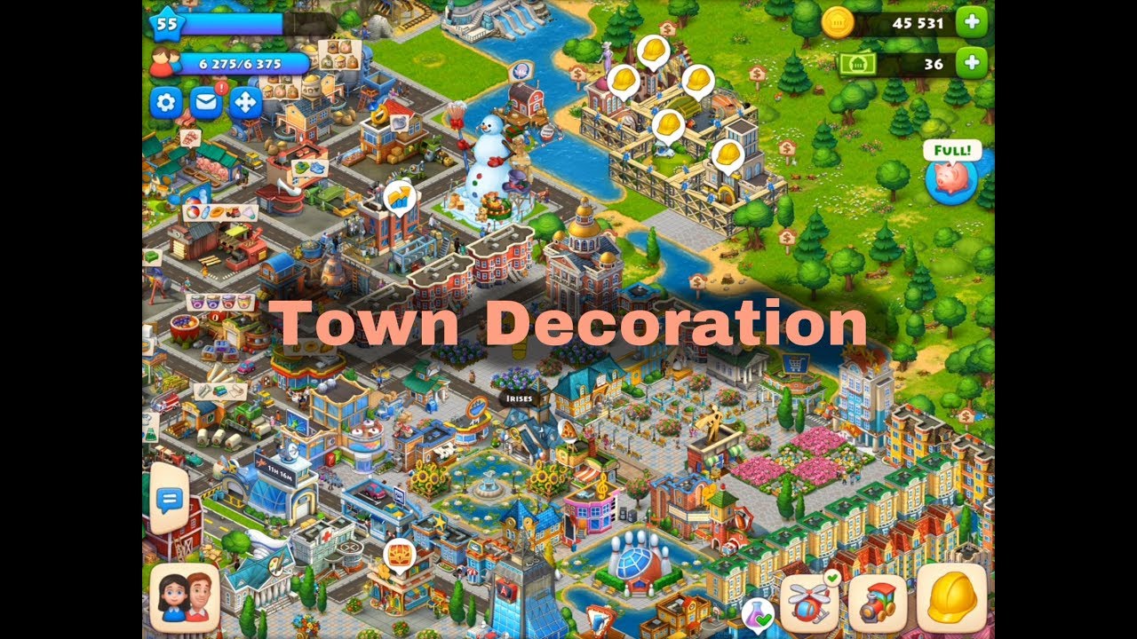 Township- Level 55 - Town Decoration - YouTube