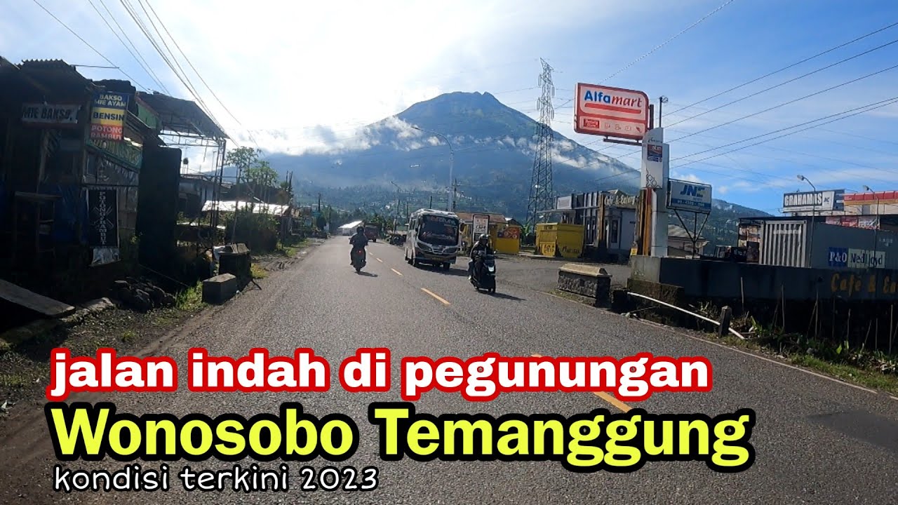 Jalan Indah Di Pegunungan Wonosobo, Jalan Wonosobo Kertek Kledung ...