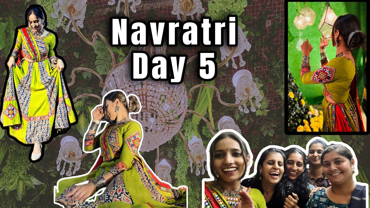 Navratri day 5 || ⁠@DharaSharmaVlog | dharasharmavlog | dharjeetvlog ...