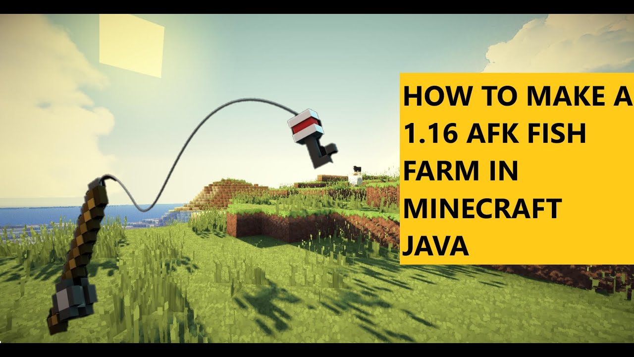 How To Make A 1.16 AFK Fish Farm In Java - YouTube