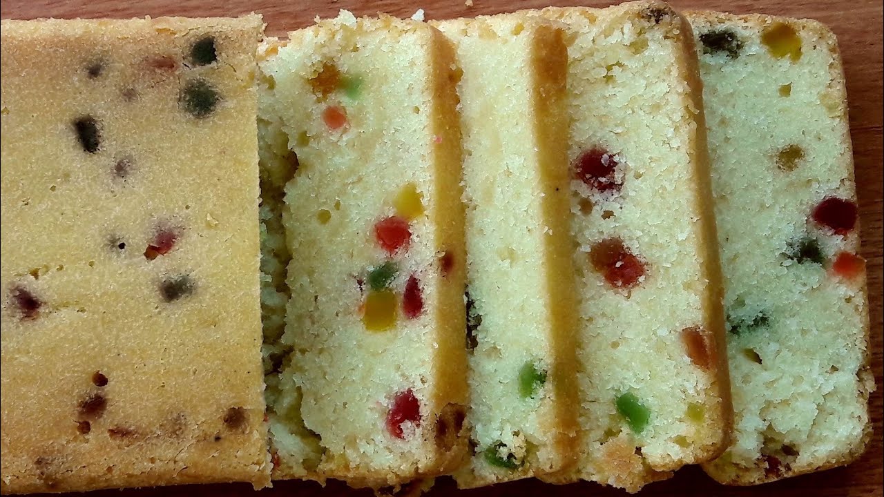 ಬೇಕರಿ ಸ್ಟೈಲ್ ಟುಟ್ಟಿ ಫ್ರುಟ್ಟಿ ಕೇಕ್/Eggless tutti frutti cake recipe ...