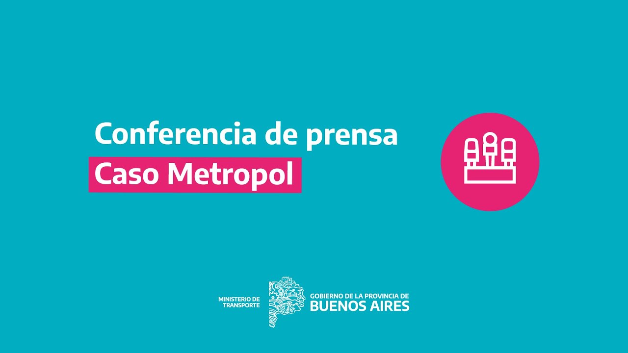 Conferencia de prensa | Caso Metropol - YouTube