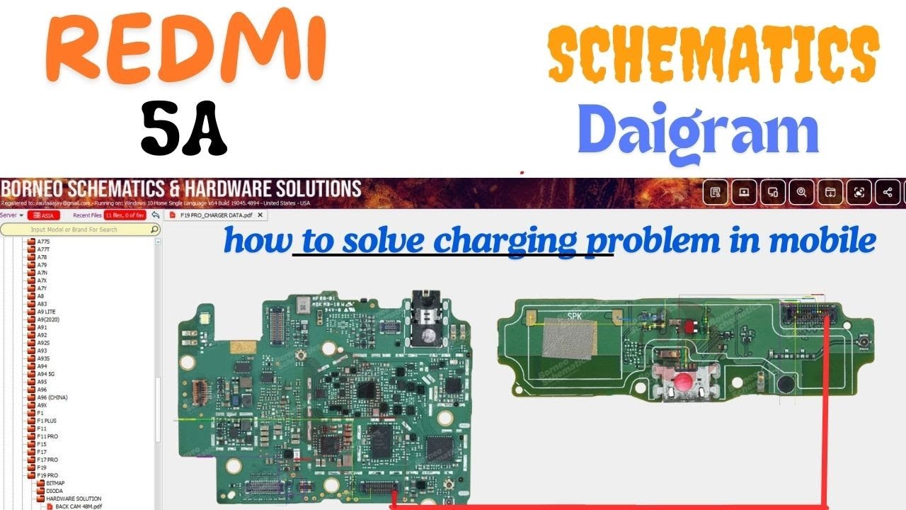 how to solve charging problem in mobile | full scheatic diagram of ...