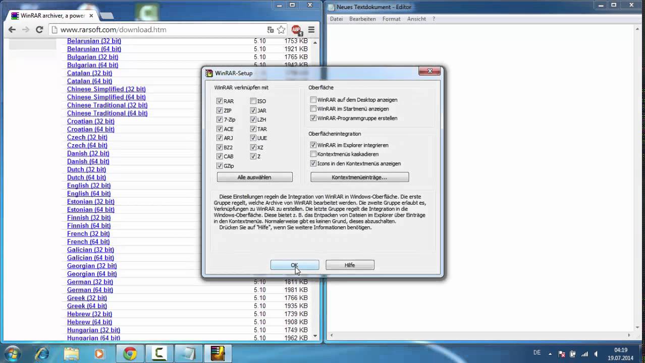 WinRaR 5.1 - Vollversion download - YouTube