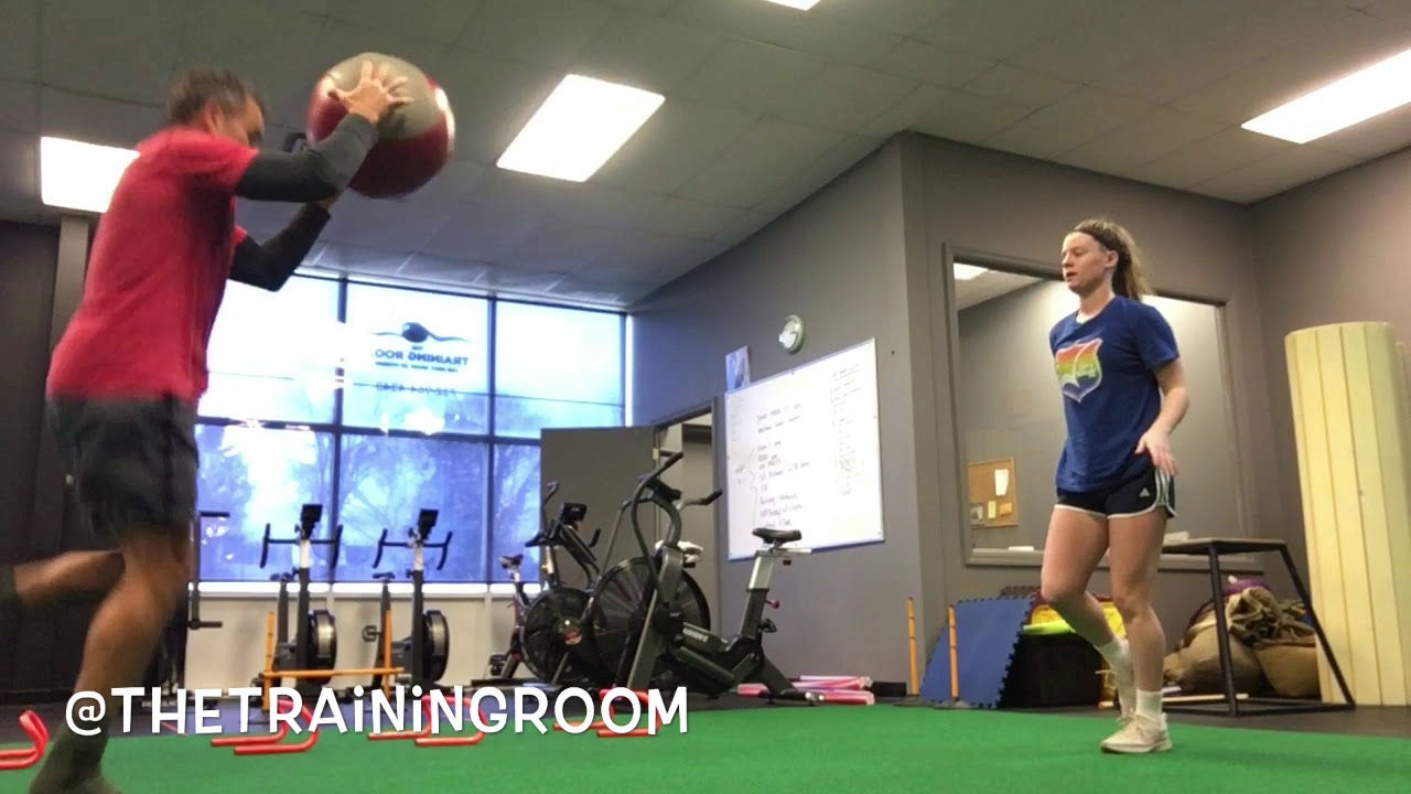 FUN Partner Med Ball Drill! - YouTube