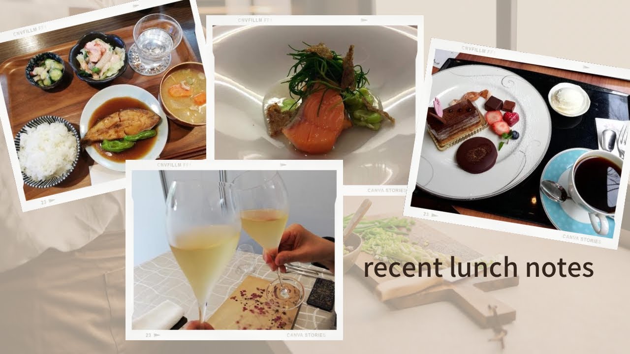 Recent lunch notes - YouTube