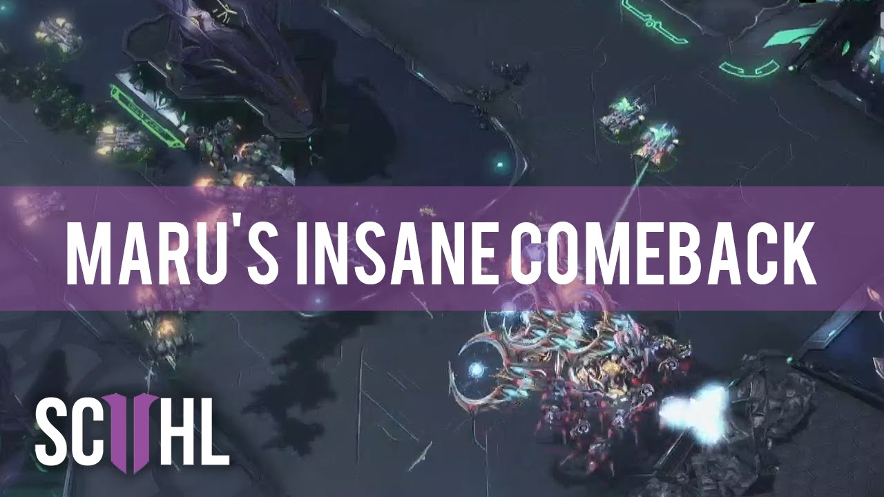 Maru's Insane Comeback - SC2 Proleague - YouTube