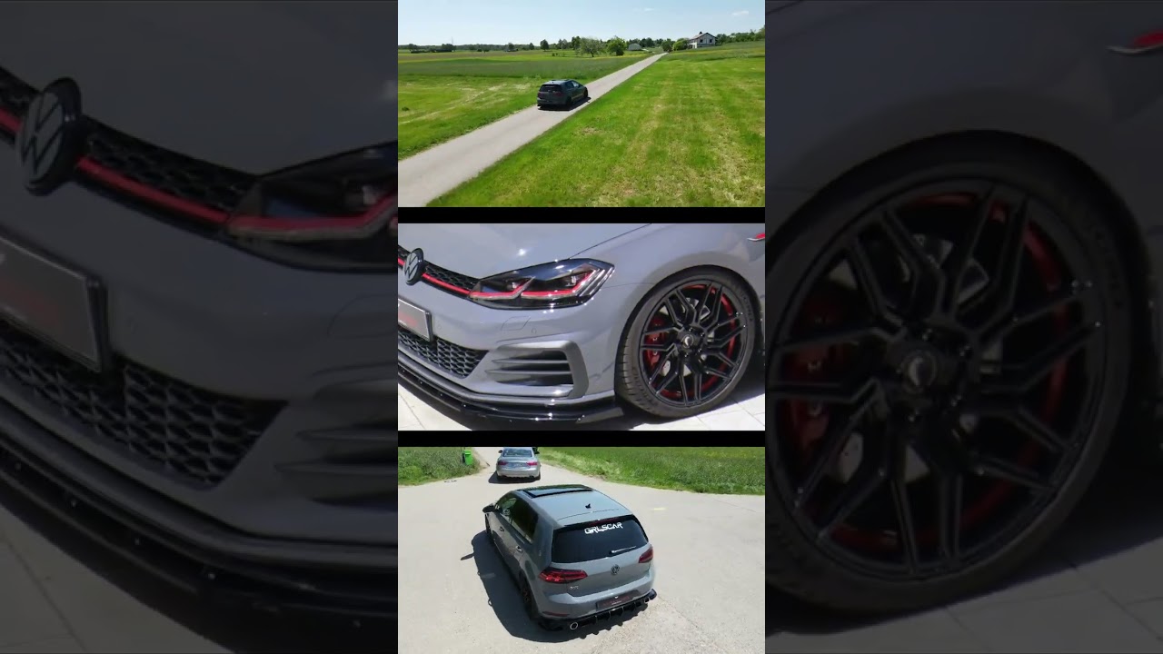 VW Golf 7 TCR Body kit , Wheels & Fahrwerk - YouTube