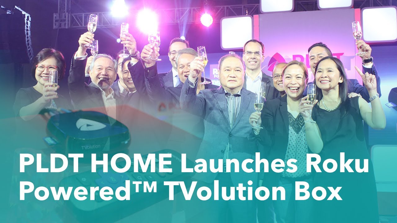 PLDT HOME Launches Roku Powered™ TVolution Box - YouTube