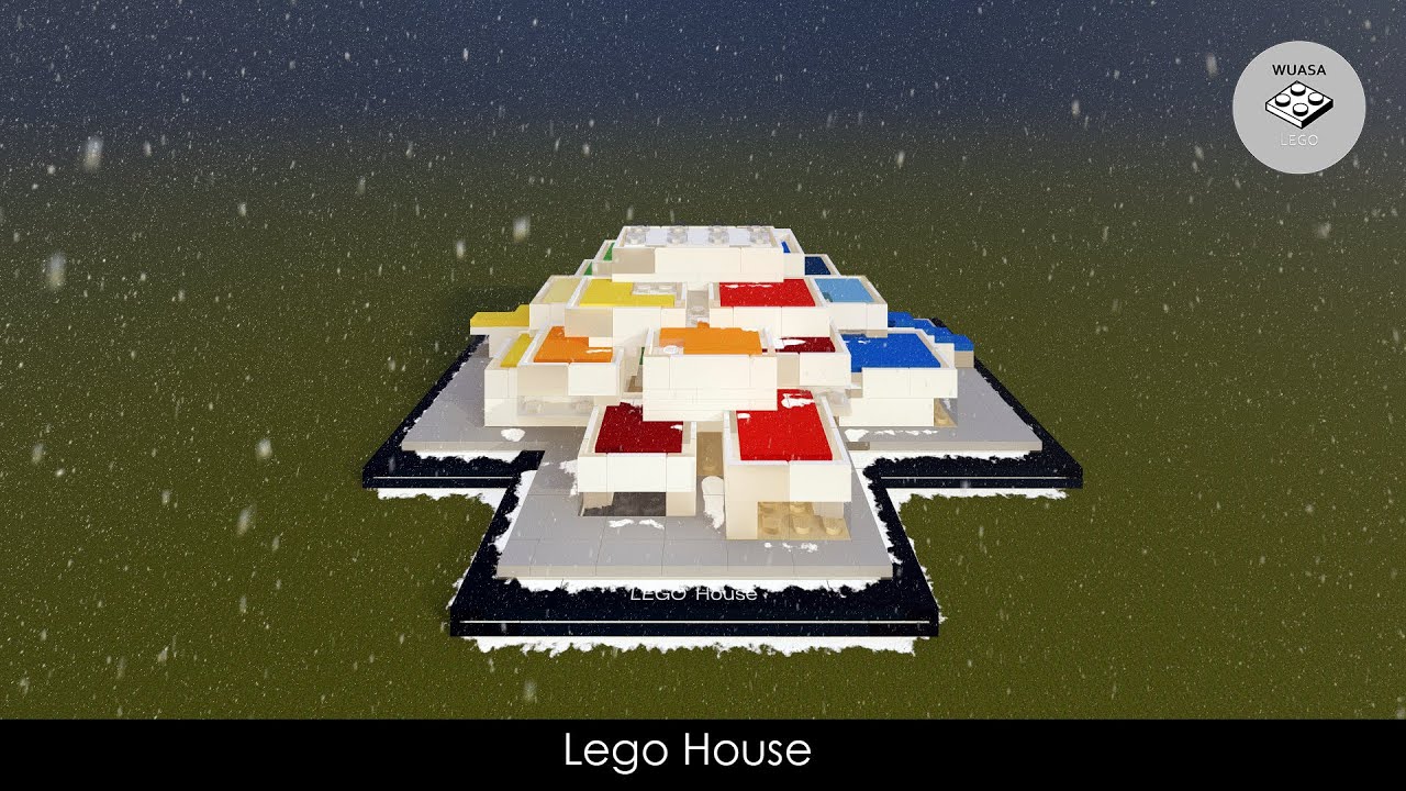 Lego Architecture Lego House 21037 done in Bricklink Studio 2.0 | Speed ...