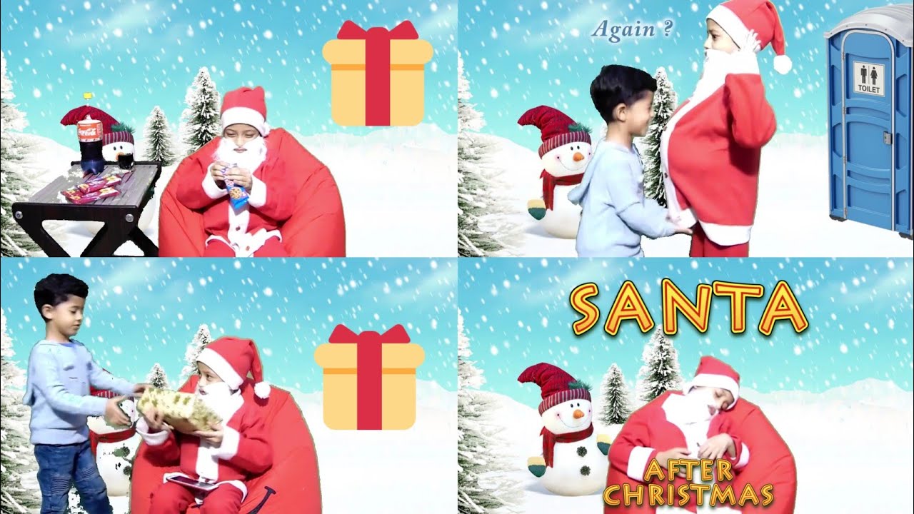 Merry Christmas | A story of Santa Clause | Funny Santa Video skit ...