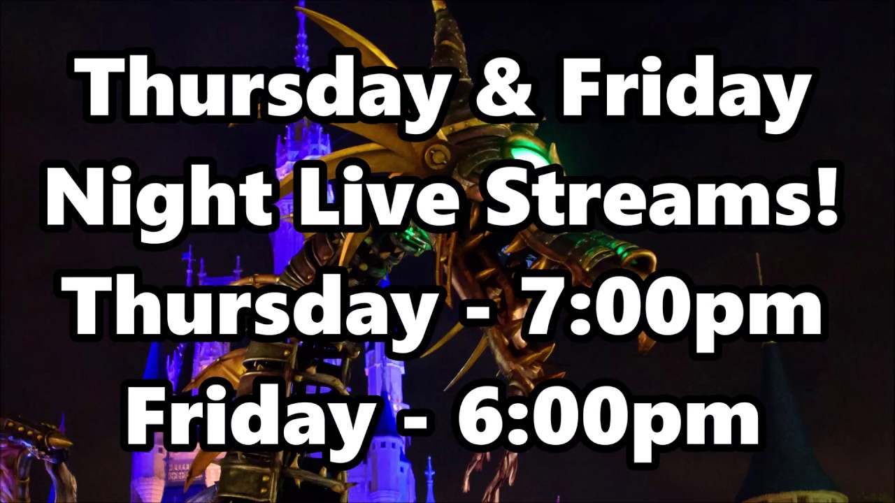 Special Thursday & Friday Live Stream Announcement - 7-18-19 ...