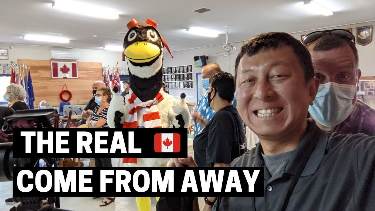 GANDER NEWFOUNDLAND 9/11 2021 | With The Real Come From Away Characters ...