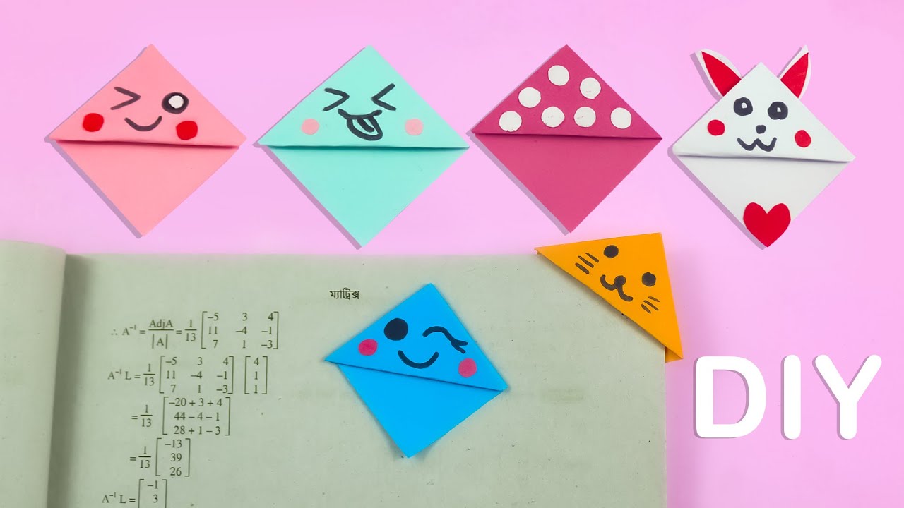 How to Make an Origami Bookmark | Easy Paper Bookmark Tutorial - YouTube