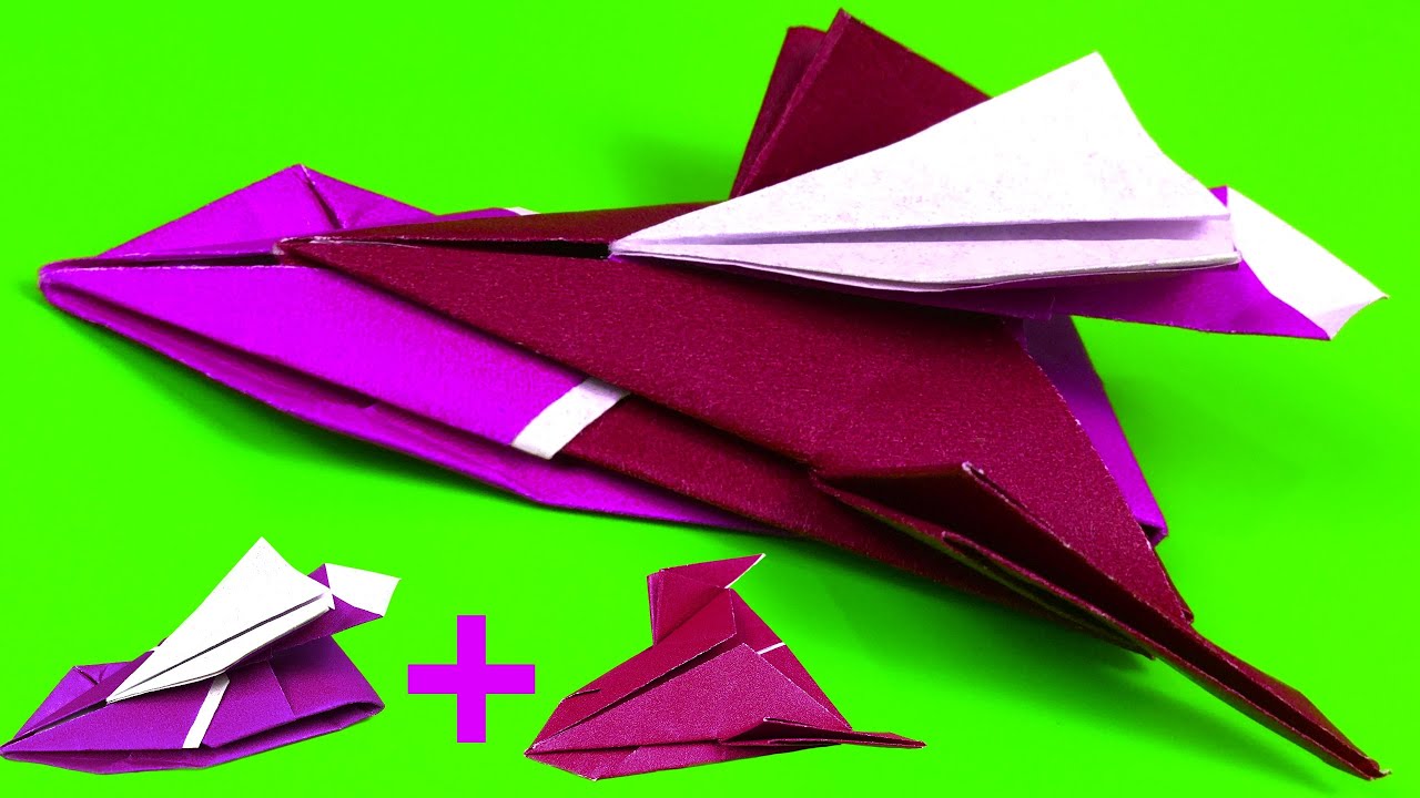 How to origami combination cars 2 🟩 mini car transform to speedy flying ...