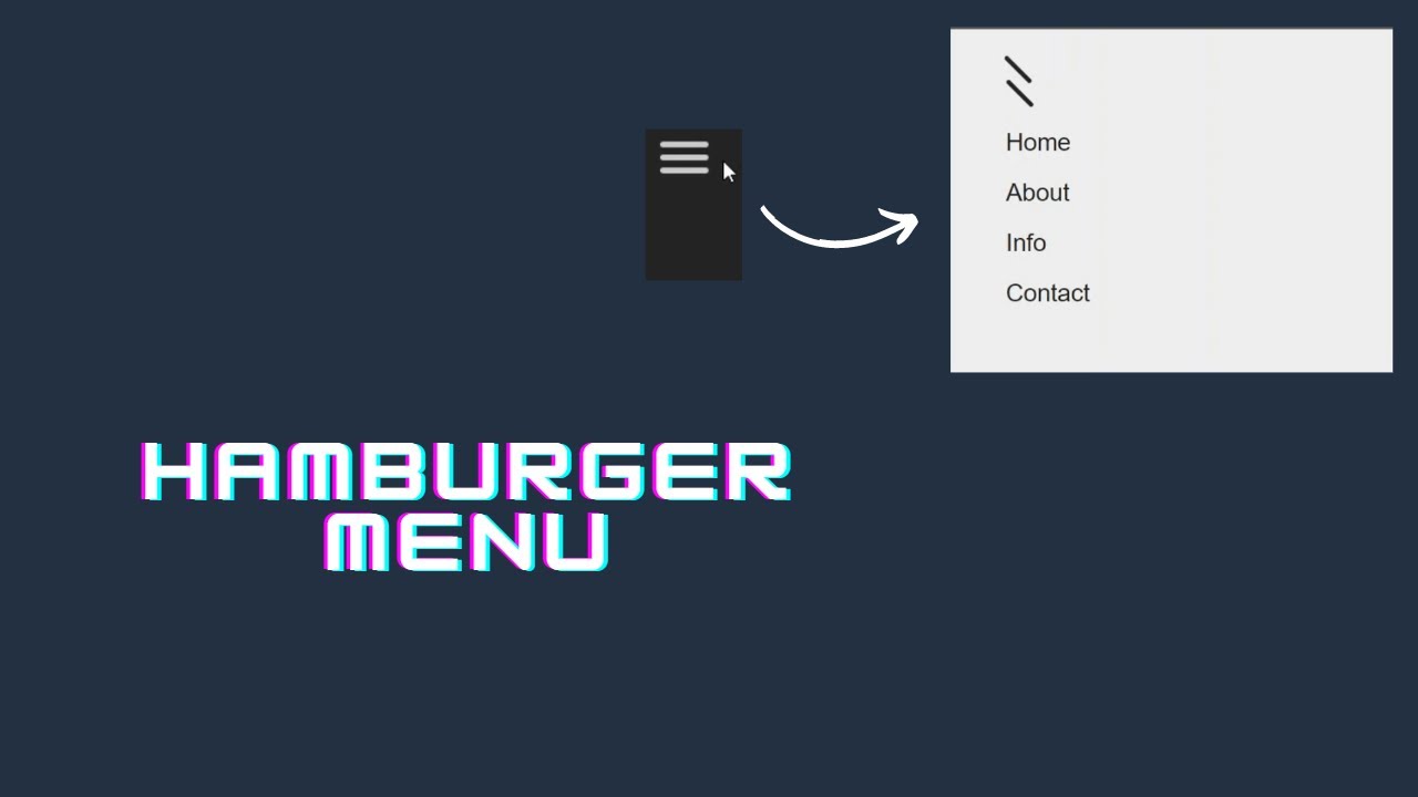 Amazing Hamburger Menu Using Html And Css Css Html Cssanimation Youtube