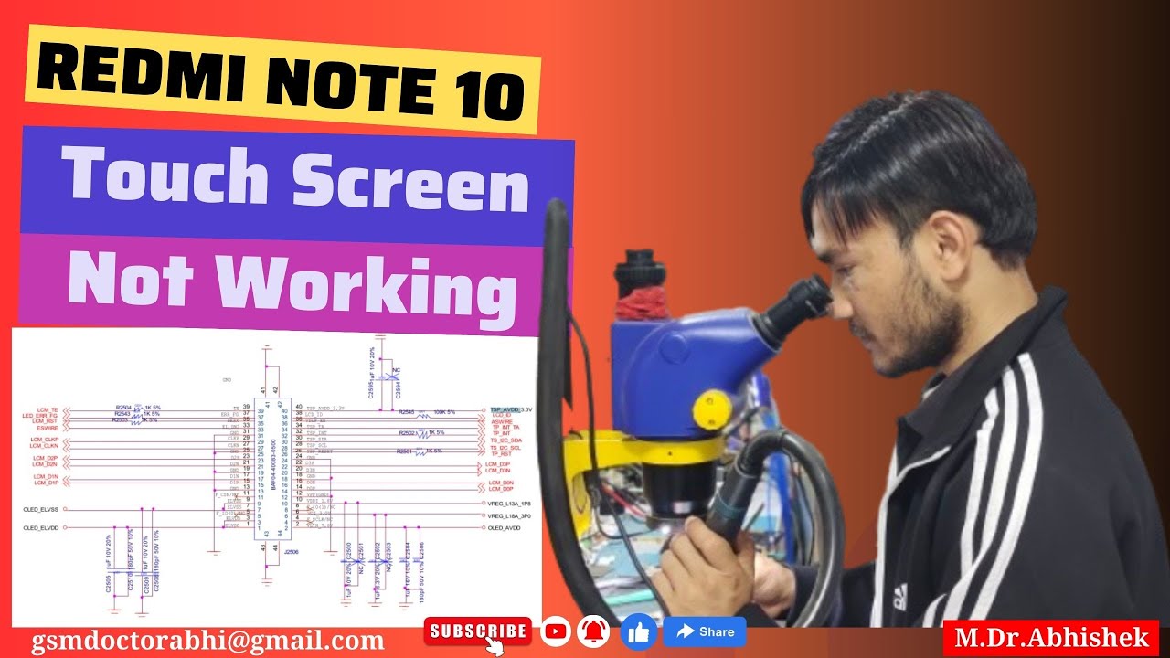 Redmi Note 10 Touch Not Working | How To Repair Redmi Note 10 Touch ...