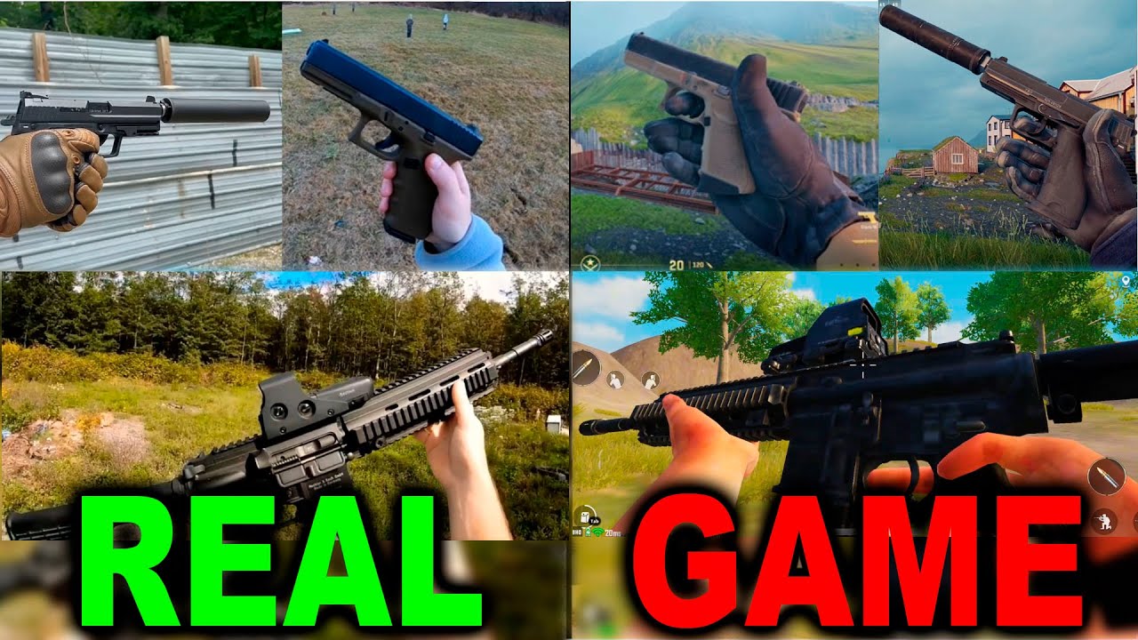 Real weapons vs in-game weapons - How accurate are they ? - YouTube