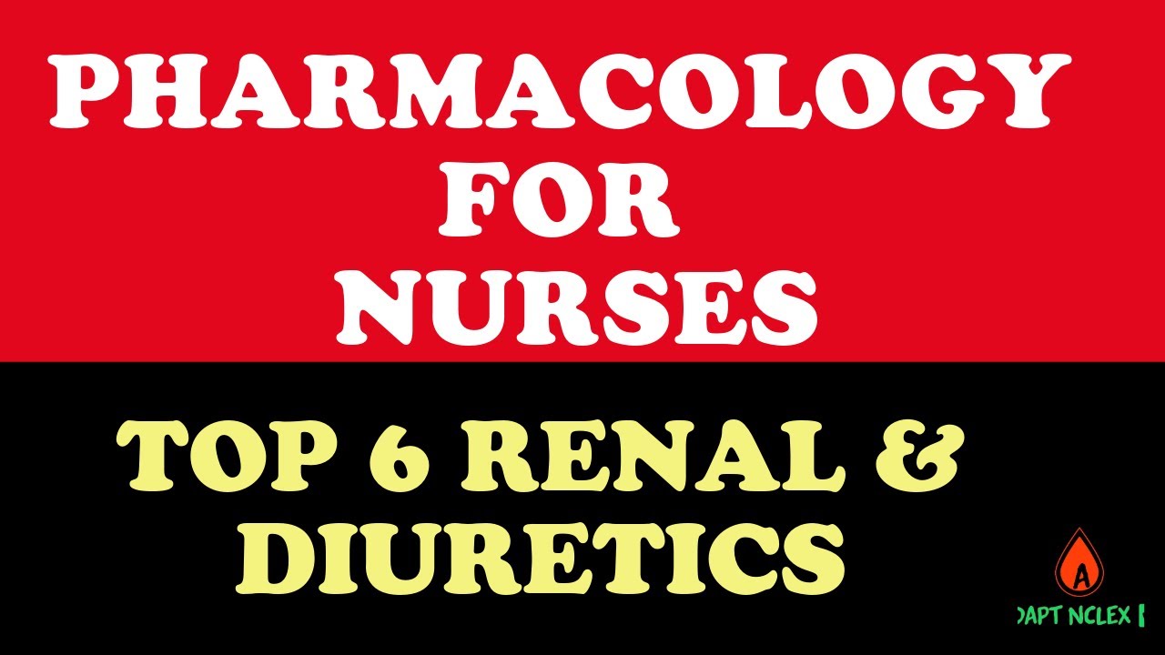 Pharmacology for Nurses: Top 6 Renal & Diuretics Meds You Must Know ...