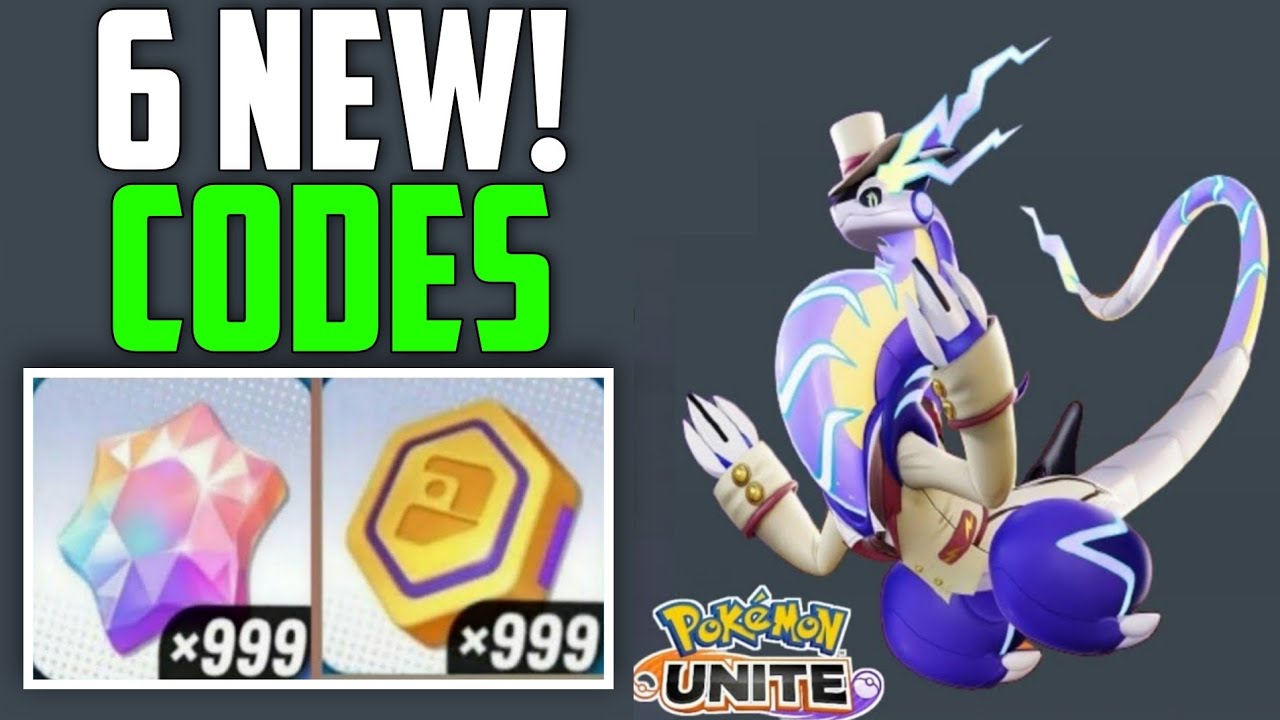FINALLY NEW!⚠️POKEMON UNITE GIFT CODES 2024 - POKEMON UNITE CODES 2024 ...