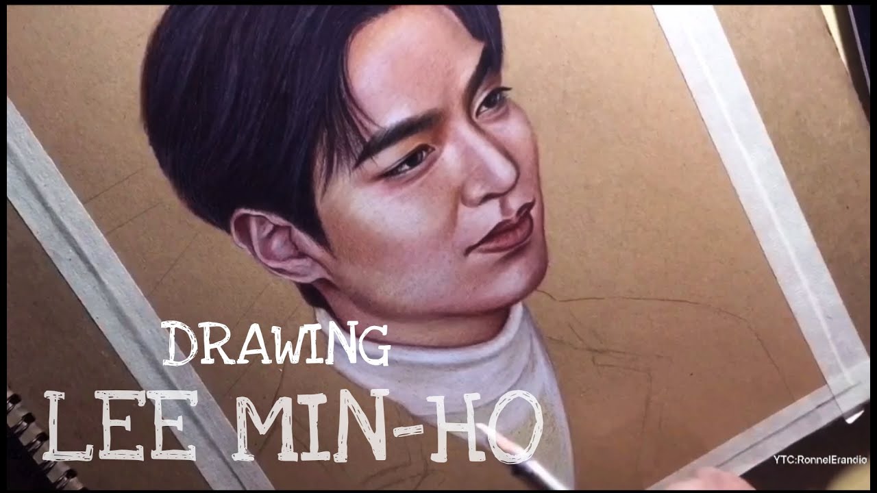 Drawing"Lee Minho”|The King|how to draw with colorpencil - YouTube