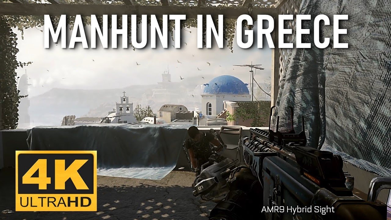 MANHUNT IN GREECE SANTORINI | Call of Duty Advanced Warfare - 10 years ...