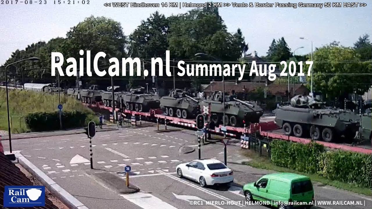 RailCam summary & highlights Aug 2017 - YouTube