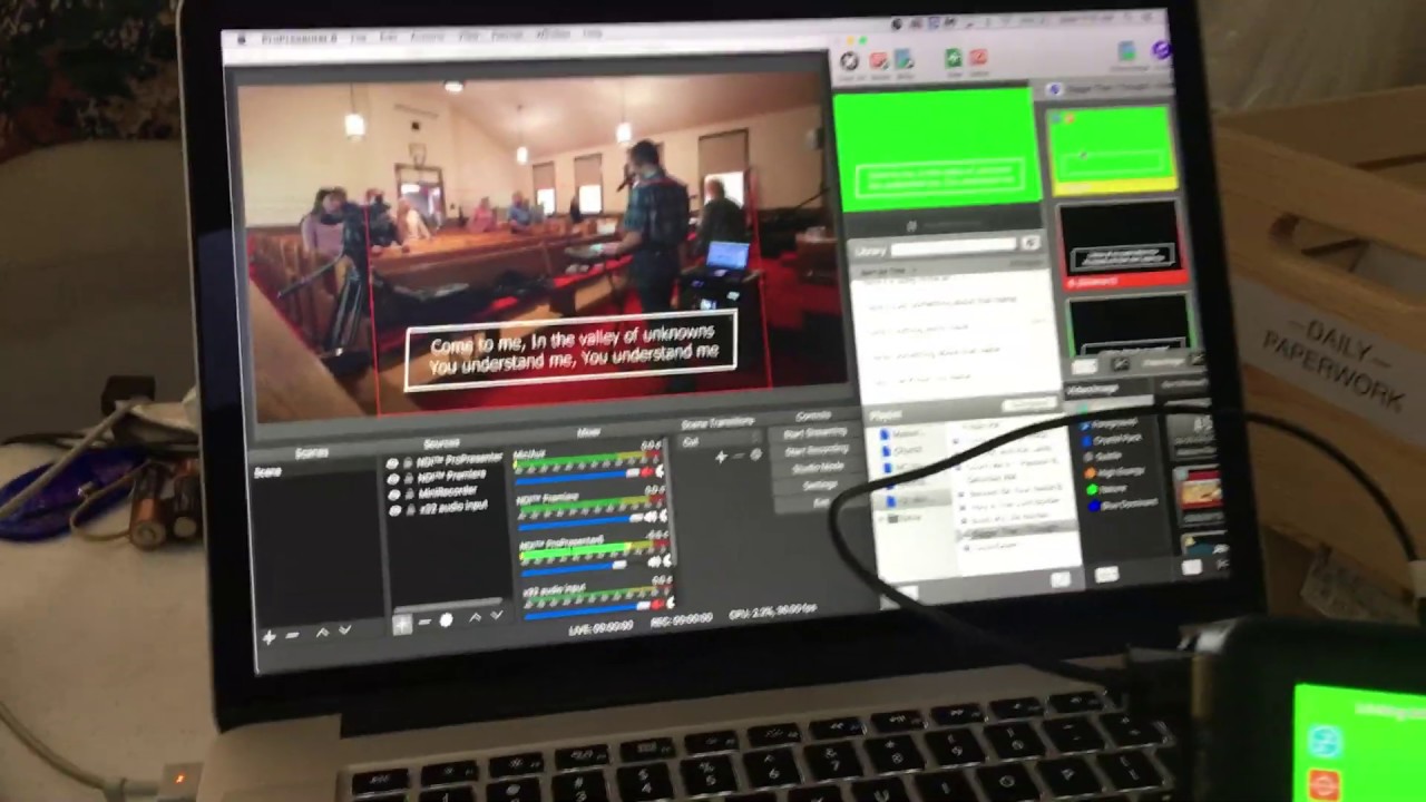 NDI Protocol | OBS inputs from Premiere Pro and ProPresenter6 - YouTube