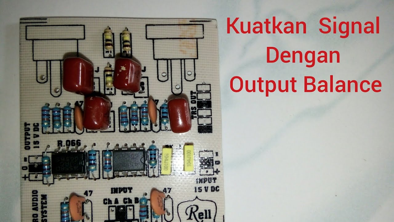 Cara Memasang Output Balance - YouTube