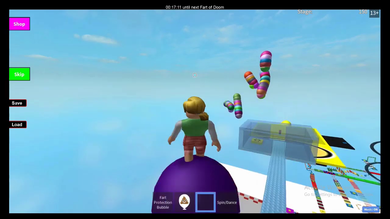 mega fart obby roblox - YouTube