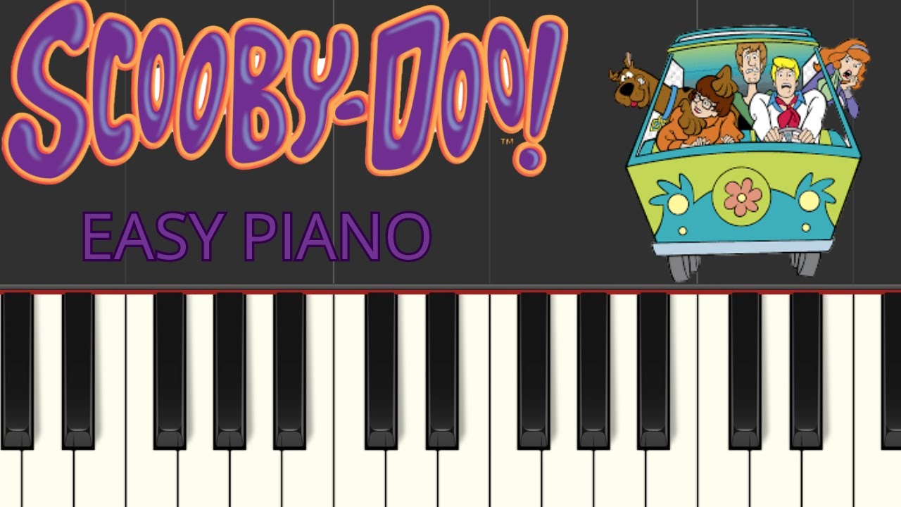 Scooby-Doo Theme - Piano Easy Tutorial For beginners - YouTube