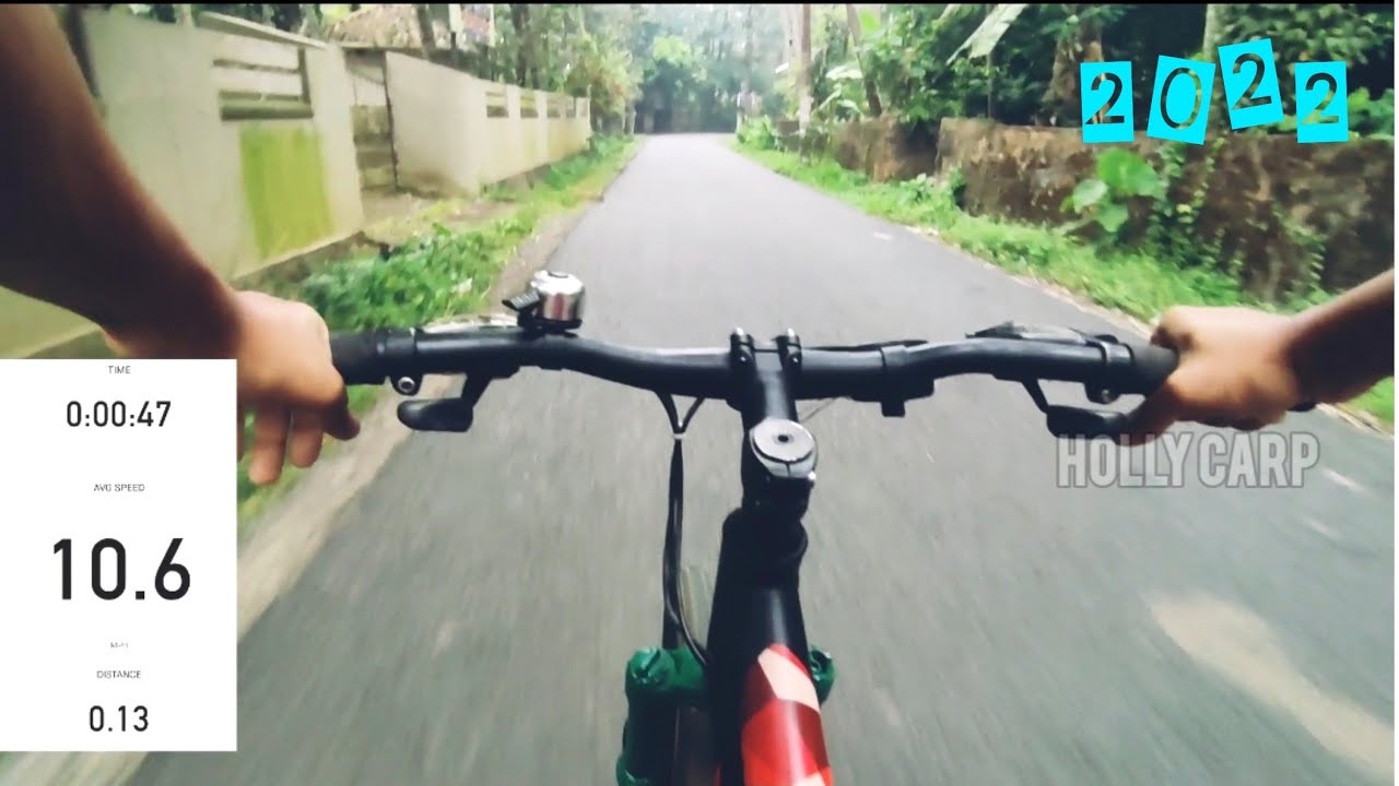 CHECK CYCLE SPEED ON NORMAL ROAD || STRAVA APP || @hollycarp - YouTube